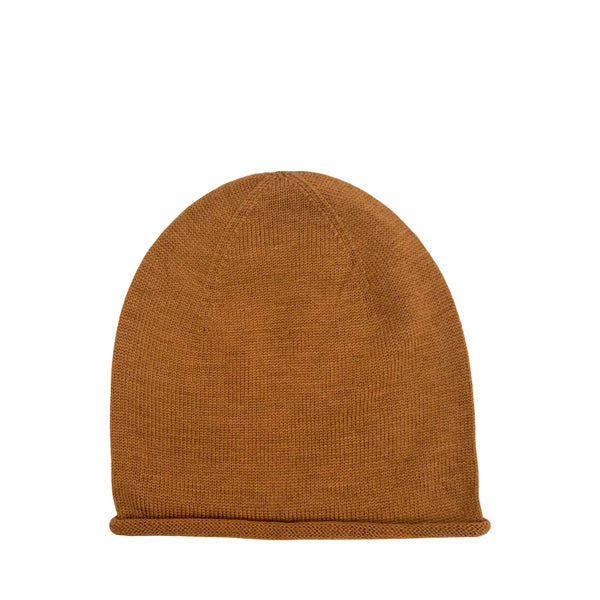 Hvid Knitted Beanie Efa - Rust – Elenfhant