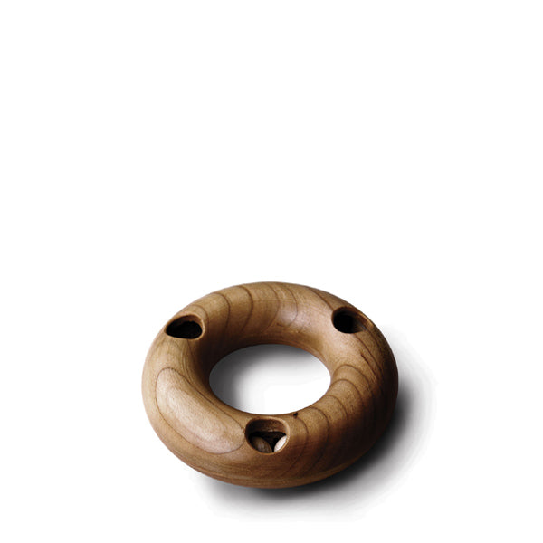Hohenfried Wooden Rattle - Three Hole Ring – Elenfhant