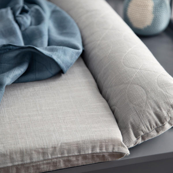 Sebra Quilted Changing Mat - Grey – Elenfhant