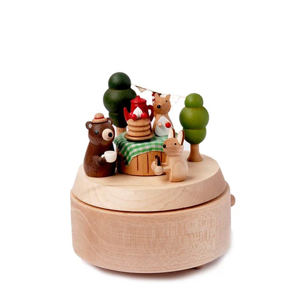 Wooderful Life Wooden Music Box - Forest Picnic – Elenfhant
